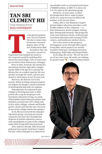 HCK’s Executive Chairman Recognised Among Malaysia’s Outstanding ...